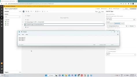 Text File Automation Using A360 Youtube