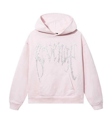 Revenge X Xxxtentacion Heartbreak Bejeweled Pink Hoodie