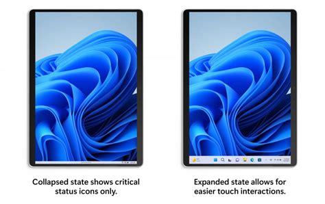 Microsoft Releases New Windows 11 Preview Build With Tablet Optimized Taskbar System Tray
