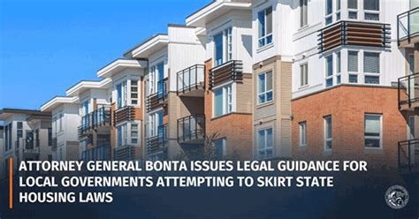 Ag Issues Legal Guidance For Local Governments Attempting To Skirt State Housing Laws