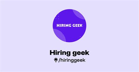 hiring geek linktree