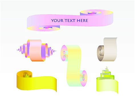 Ribbon Scroll Paper Vector Art PNG Images Free Download On Pngtree