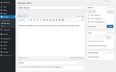 How To Add Glossary Tooltip In Your Wordpress Site