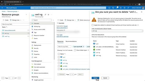 Free Getting Started With Azure Course Demo Deleting Azure