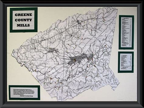 Map Of Greene County Tennessee