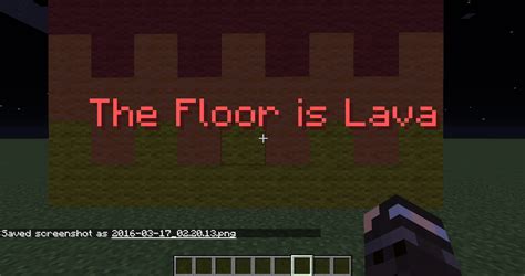 the floor is lava maps mapping and modding java edition