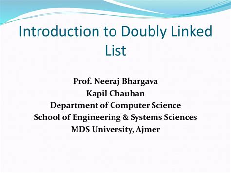 doubly linked list ppt free download