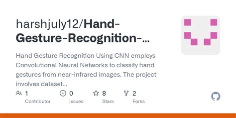 Hand Gesture Recognition Using Convolutional Neural Networks CNN README Md At Main Harshjuly
