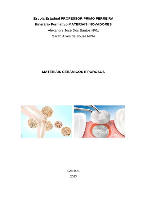 Materiais Porosos E Cerâmicos Aplicações Pdf Corrosão Ciência De