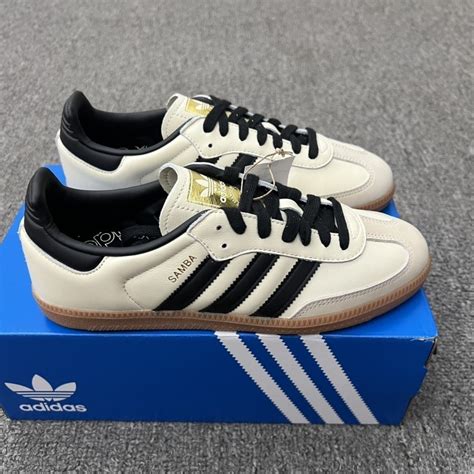 Kasut Sukan Adidas Genuine Samba Hitam Rendah Kuning Air Kasut Tapak