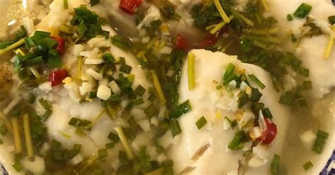 His Beloved Jas Thai Lemon Sauce Steamed Fish