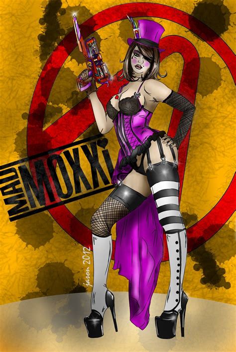 Mad Moxxi Borderlands By Anti Hero On Deviantart Borderlands Geek Poster Borderlands