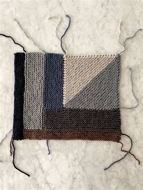 Modular Knit Quilt Free Knitting Pattern — Two Of Wands Modern