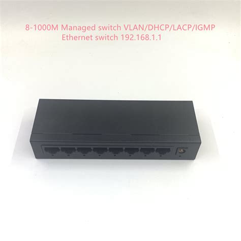 8 Port 1000m Managed Switch Vlan Dhcp Lacp Igmp Ethernet Switch 10 100 1000mbps Ethernet Switch