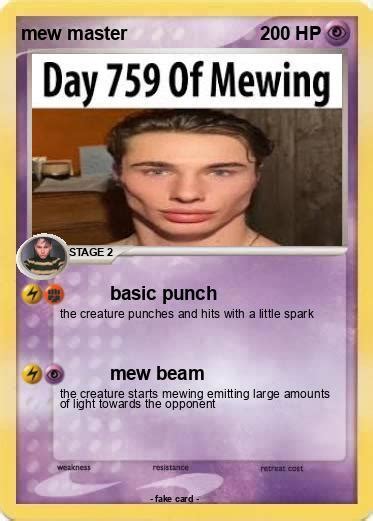 Pokémon Mew Master Basic Punch My Pokemon Card