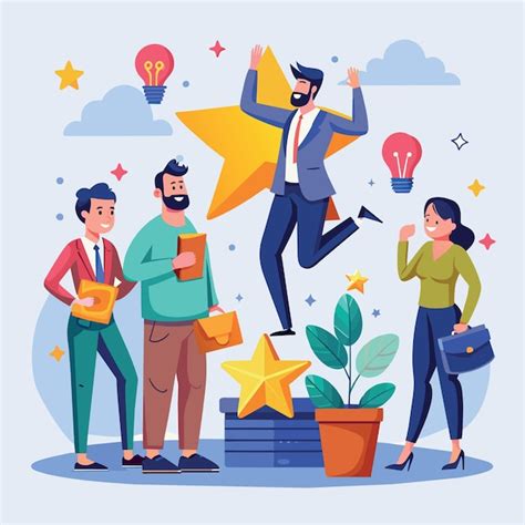 Compromiso O Motivación De Los Empleados Para El éxito Con La