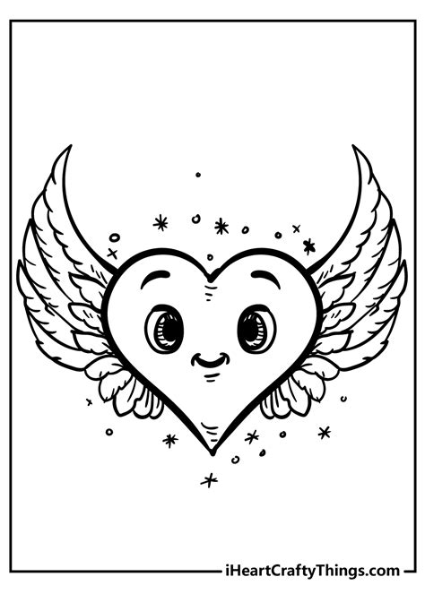 Cool Heart Coloring Pages