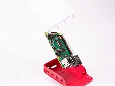Buy Raspberry Pi 4 Case Red White Plastic Box In Ainow
