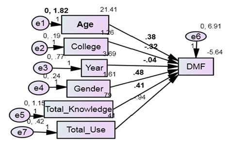 The Results Of Structural Equation Model Of The Impact Of Gender Age