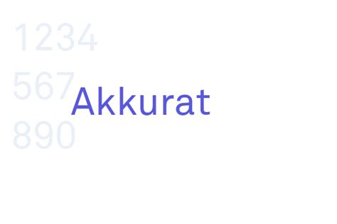 Akkurat Font Free Download Now