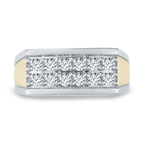 Alessandra Bettini® Solid 14k Or 10k Two Tone Gold 1ct Round Cut Real