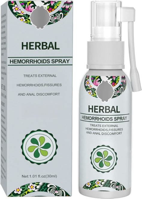 بخاخ البواسير العشبي من جيه دي ليفر، 30 مل، يوفر تخفيف مهدئ للبواسير