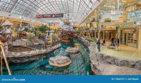 West Edmonton Mall Galleon Attraction Editorial Photography Image Of