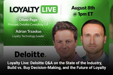 Loyalty360 Loyalty Live Deloitte Qanda On The State Of The Industry