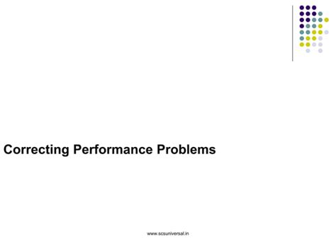 Correcting Performance And Behaviour Problem For Staff Members Ppt