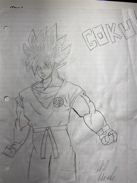 Ssj Goku Done By Me R Dbz