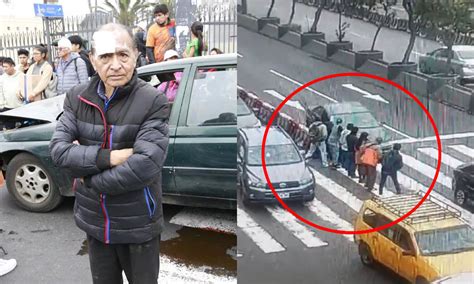 Chofer Que Atropelló A Seis Personas En El Cercado De Lima Recibe