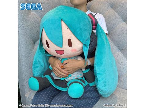Hatsune Miku Fluffy Mega Jumbo Plush Toy [sega] Nin Nin