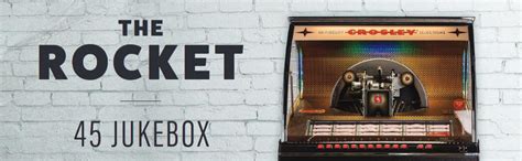 Crosley Cr1210a Tq Rocket Full Size Vinyl Jukebox With Bluetooth Holds 70 45 Rpm Vinyl Records