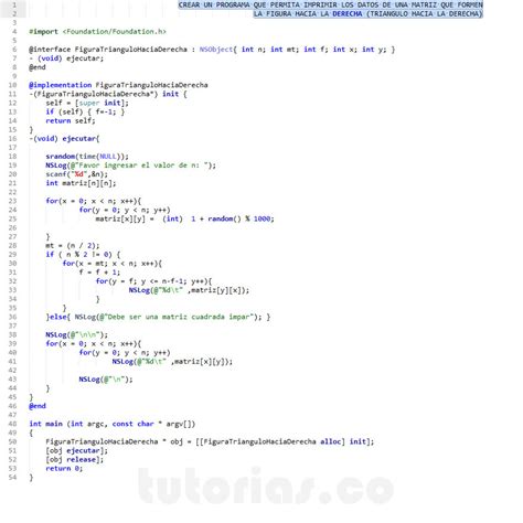 Poo Arrays Objective C Figura Triangulo Hacia La Derecha
