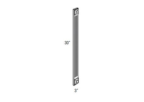 Trenton Recessed Fluted Fillers Frugal Cabinets