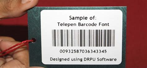 Telepen Barcode Font Designed Using DRPU Software HowToBarcode