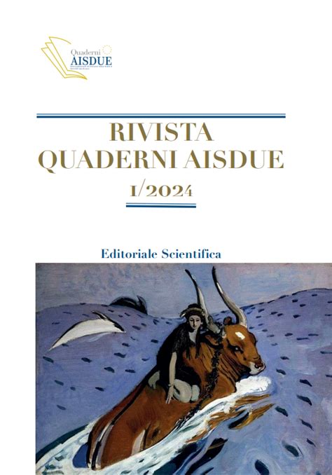 Rivista “quaderni Aisdue” Fasc N 1 2024 Aisdue