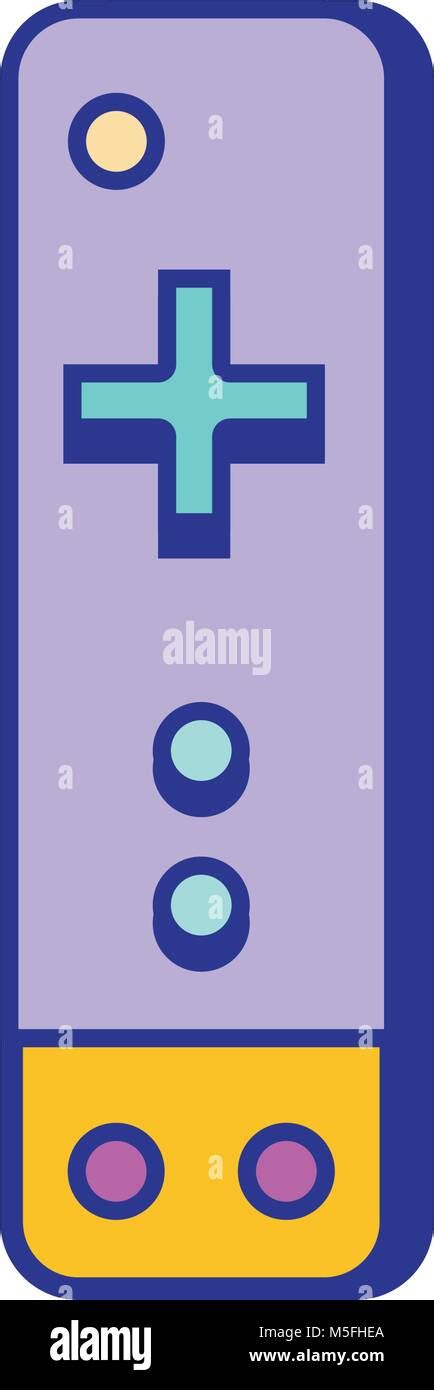 Controller Object To Video Game Console Vector Illustration Stock Vector Image And Art Alamy