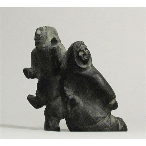 Galerie Dart Vincent Basil Aptanik Inuit Sculptures