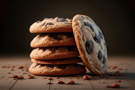 Imagestock An Artistic Portrayal Of Cookies In Hyper Realistic