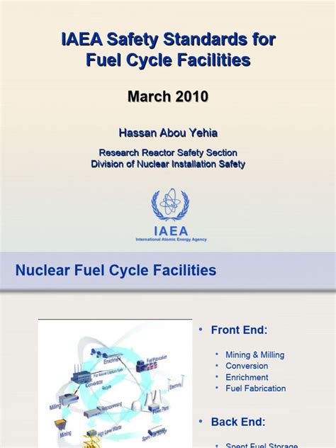 Iaea Safety Standards Fuel Cycle Facilities Download Free Pdf