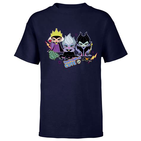 Disney Villains Chibi Dont Call Us Cute Short Sleeve T Shirt For