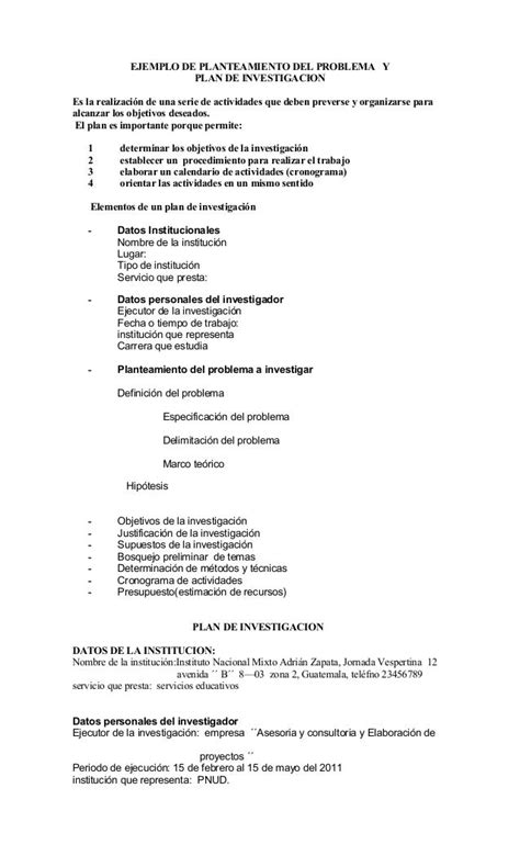 Ejemplo De Un Planteamiento Del Problema De Una Comunidad Porn Sex
