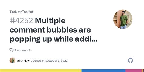 Multiple Comment Bubbles Are Popping Up While Adding The Comments