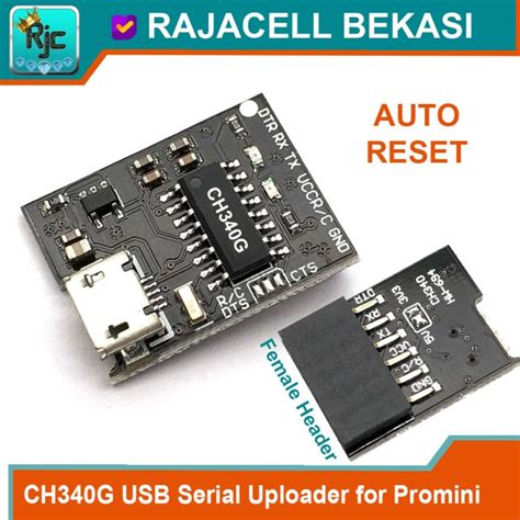 jual ch340g pnp usb ttl serial programmer uploader arduino promini