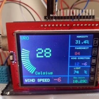Tft Arduino Weather Station With Multiple Sensors Artofit