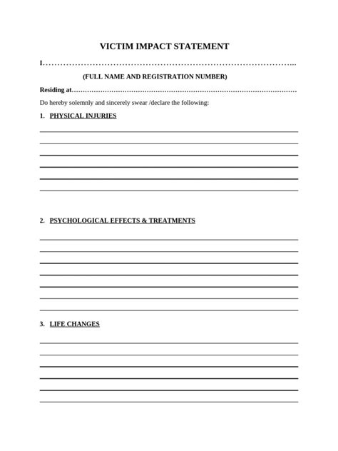 New Requirements For Victim Impact Statements Pdf Practice Of Law