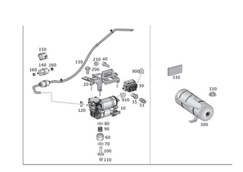 Compressor Pressure Reservoir And Valve Unit For 2018 Mercedes Benz