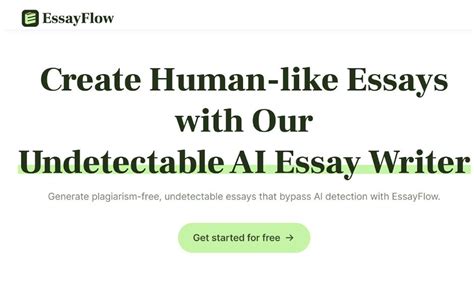 Essay Flow Review The Free Undetectable Ai Essay Maker