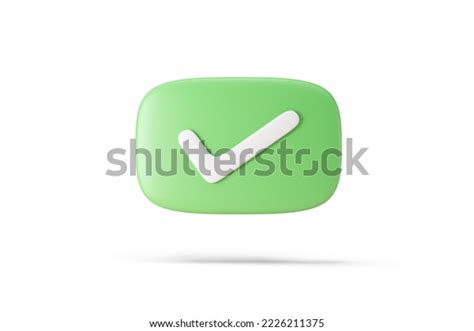 Green Check Mark Symbol Isolated On Stock Illustration 2226211375 Shutterstock